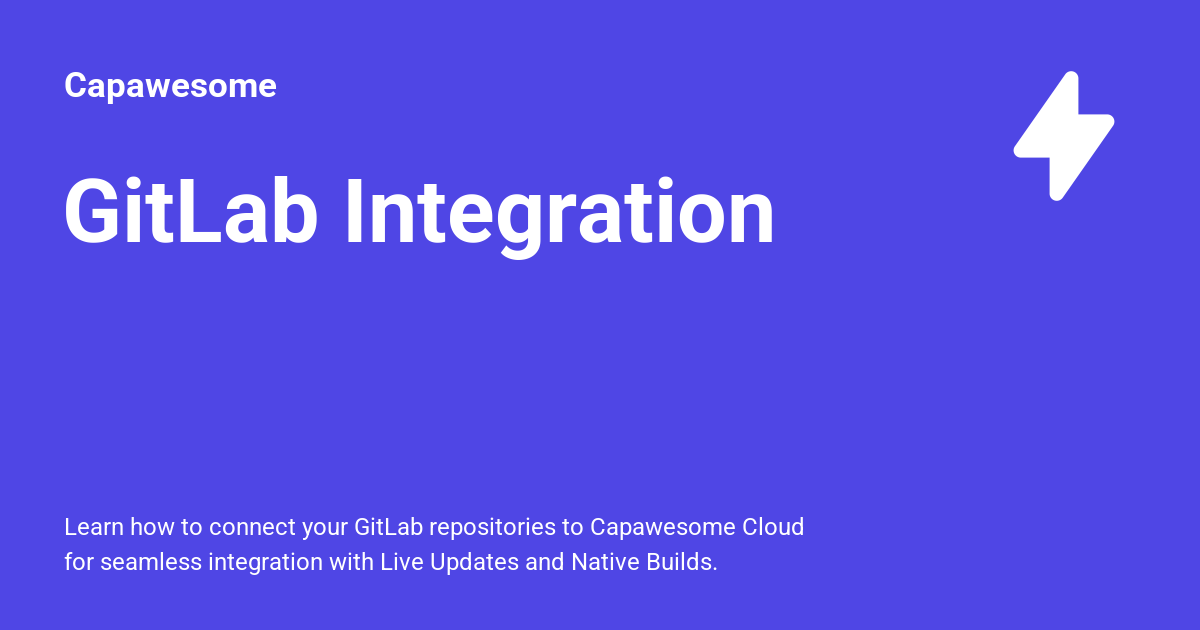 GitLab Integration - Capawesome